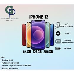 Jual iPhone 12 mini 64GB/128GB/256GB Fullset Second Mulus 100% Original - Putih, 128GB - Jakarta ...