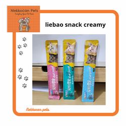 Jual Liebao cat snack kucing creamy ekonomis lie bao 15gr - Ayam (Pink ...