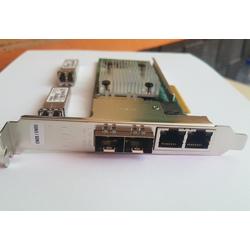 Jual Broadcom Quad Port LAN Card Dual 10G Gigabit Port SFP RJ45 ...