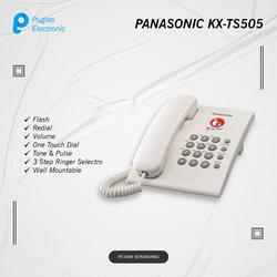 Jual Panasonic KX-TS505 RESMI 2Tahun - Telepon Kantor Rumah - Putih, KXTS 500 - Jakarta Barat ...