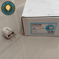 Jual Uticon Steker Arde Bulat S-28 Round Plug S28 - Jakarta Pusat ...