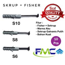 Jual Fisher S6 S8 S10 Sekrup Skrup Baut Dinding Tembok Gypsum Murah Kuat - S6 - Kab. Tangerang ...
