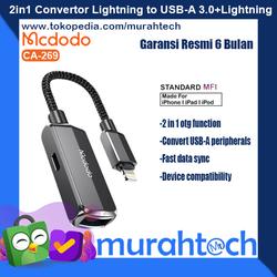 Jual MCDODO Converter OTG iPhone Lightning to USB 3.0 + Lightning CA ...