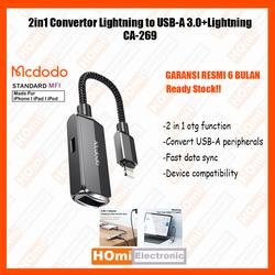 Jual MCDODO Converter OTG iPhone Lightning to USB 3.0 + Lightning CA ...