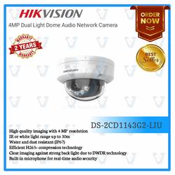 Jual DS-2CD1143G2-LIU - HIKVISION IP CAMERA 4MP DOME DUAL LIGHT AUDIO - Jakarta Barat - Maxpro ...