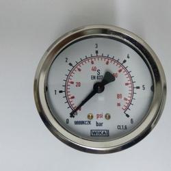 Jual PRESSURE GAUGE WIKA 2.5 INCH 25 BAR 350 PSI BACK CONNECTION 1/4 INCH - TIPE PAYUNG ...
