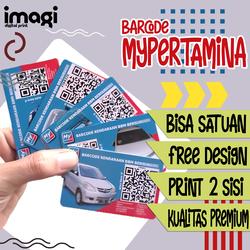 Jual Cetak kartu qr code pertamina bahan pvc tebal 0.76 - Desain 1 - Kota Bandung ...