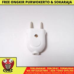 Jual MATSUI Steker Jek Colokan Kabel Listrik Cowok Male Gepeng Hitam ...