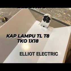 Jual KAP TKO 1x18 SET KOMPLIT TL LED PHILIPS T8 ECOFIT 8WATT 1x8W 60cm ...