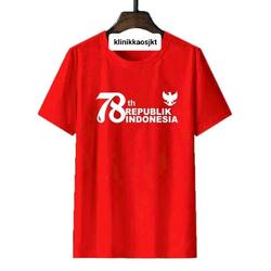 Jual Kaos HUT RI Ke 78 Baju 17 Agustus 2023 Dirgahayu Kemerdekaan Indonesia - 1, S - Kota ...