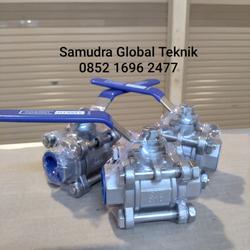 Jual Ball Valve Stainless 316 3pc Body Drat 1" Inch DN25 / Stop Kran Sankyo - Jakarta Barat ...