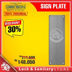 Jual Sign Plate Dekson SP 002A Push SSS Plat Dorong Handle Pintu SP002A ...
