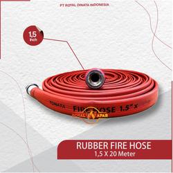 Jual Fire Hose Rubber Tonata 1,5 Inch x 30 M / Selang Pemadam Karet Merah - Kab. Tangerang ...