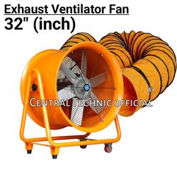 Promo Kipas Blower Ventilator Fan Exhaust 32 inch 32" Flexible Duct 10 ...
