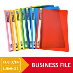 Jual Business File Folder F4 Folio map tulang plastik - Biru - Jakarta ...