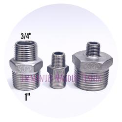 Jual Double Nipple Reducer 1/2" x 3/4" SS 304 #150 BSPT Nepel Stainless - Jakarta Pusat - Agung ...