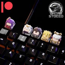 Jual Keycap Custom Genshin Impact Paimon Mechanical Keyboard - Kab ...