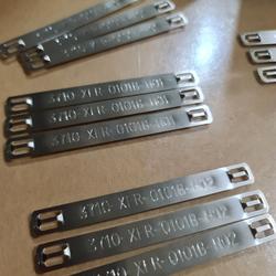 Jual Panduit Stainless Steel Metal Marker Plate 316 MMP350-C316 Cable ...