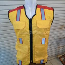 Jual SAFETY VEST DINAS PUPR KUNING BIRU / ROMPI SAFETY / ROMPI PROYEK ...