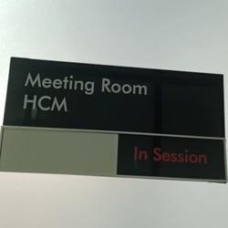 Jual Akrilik sign board gambar papan meeting room ruang meeting rapat ...