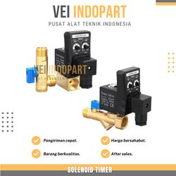 Jual 1/2" ELECTIC SOLENOID VALVE TIMER AUTO DRAIN 16 BAR 230 VAC SPLIT ...