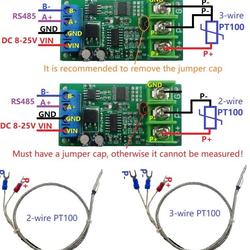 Jual PTA9B01 DC 12V PT100 RTD Converter RS485 Modbus RTU Temperature Sensor - Kota Surabaya ...