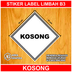 Jual STIKER LABEL LIMBAH B3 BERACUN - L - Kota Bekasi - arka grafika ...