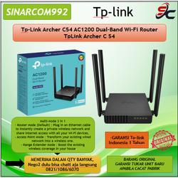 Promo Tp-Link Archer C54 AC1200 Dual-Band Wi-Fi Router TpLink Archer C ...