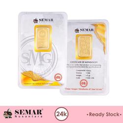Jual Logam Mulia SMG Gold Press 1gram Emas Batangan Semar Nusantara ...