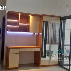 Jual meja pelayanan | meja kerja | meja kantor custom finishing hpl ...