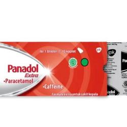 Jual PANADOL EXTRA STRIP 10 TABLET / OBAT DEMAM NYERI / KIMIA FARMA ...