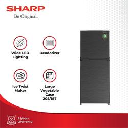 Promo Sharp Kulkas 2 Pintu SJ-236MN-HS Kirei Series Dark Silver SJ236MNHS Cicil 0% 3x - Jakarta ...