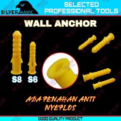 Jual Fiser S8 Fisher Viser Piser untuk sekrup Dinding Tembok Angkur Nylon - Jakarta Barat - VSV ...
