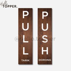 Jual Sign Push Pull Tarik Dorong Sign Board UV Print Kayu - Kyoto Style ...