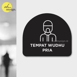 Jual Sign Board Akrilik Tempat Wudhu Wanita Papan Acrylic Signage ...