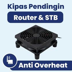 Promo Kipas Pendingin Router Modem Wifi STB USB Fan Cooler 12 cm 5v ...