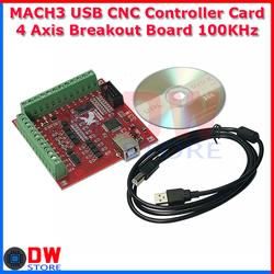Jual MACH 3 MACH3 V3.25 USB CNC Controller 5 Axis 100Khz Breakout Board ...