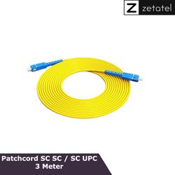 Jual Patchcord Fiber Optic SC UPC Simplex 3 Meter 2mm - Jakarta Utara - SENTATEL | Tokopedia