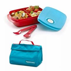 Jual Kotak bekal makan Tupperware byo lunch box set edisi terbaru 2024 ...