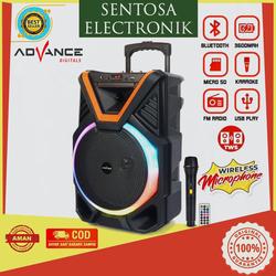 Promo Speaker Meeting Advance KS-2613 Portable Bluetooth 12'' Free 2 Mic Cicil 0% 3x - Jakarta ...