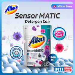 Promo Attack Sensor Matic 1200ml Triplepack - Deterjen Cair Untuk Mesin Cuci - - KAO Official ...