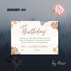 Jual Kartu ucapan Happy Birthday / Kartu ucapan Ulang Tahun - Jakarta Utara - Advance Digitals ...