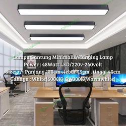 Jual Lampu Gantung Minimalis/Hanging Lamp/Linear Light 18Watt LED ...