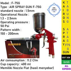 Jual Spray gun F75G tabung atas / Semprotan cat f75g tabung atas ...