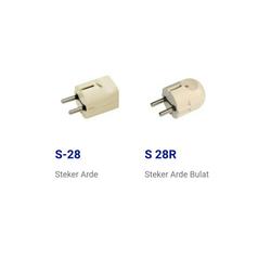 Jual Steker Arde Asli Uticon Kepala Colokan Listrik S-28 S28 S 28 S28R ...