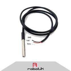Promo [CNC] DS18B20 WATERPROOF TEMPERATURE SUHU SENSOR PROBE ARDUINO ...
