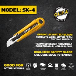 Jual Pisau Cutter SK-9 OLFA Self-Retracting Safety Knife - Jakarta Barat - Olfa Stationery ...