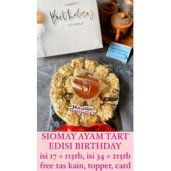 Jual Risol mix Pastel mix Siomay Tart - Free Topper dan Card - Ready ...