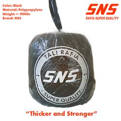 Jual FLYHOME Tali rafia 1kg berat 1000 ons tali plastik hitam tebal ...