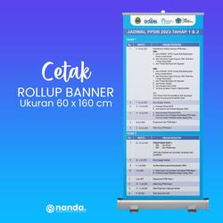 Jual Roll Up Banner 60 X 160 cm + Print / Cetak / Gambar Bahan Albatros - Glossy - Jakarta Pusat ...